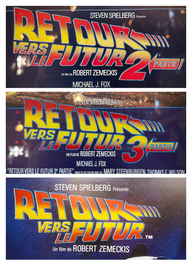 Affiches originales Retour vers le Futur - Atelier 416