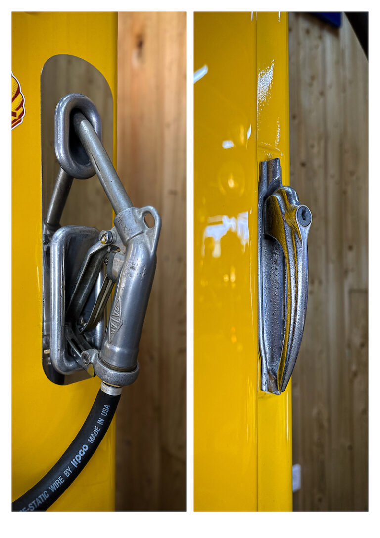 Pompe à essence Shell Premium - Atelier 416