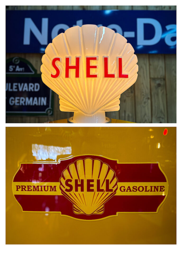 Pompe à essence Shell Premium - Atelier 416
