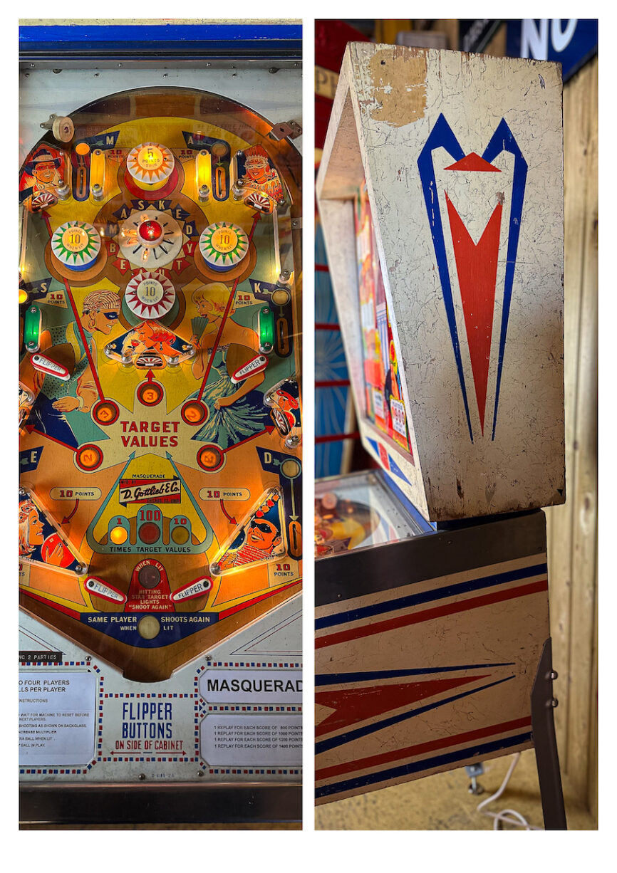 Flipper Masquerade Gottlieb 1966 – Objet unique à vendre | Concept ...